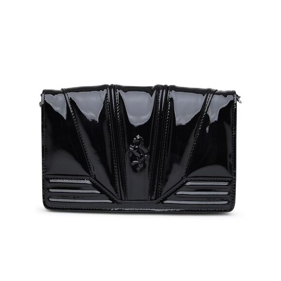 Ferrari | Bags | Ferrari Black Shiny Leather Crossbody Bag | Poshmark